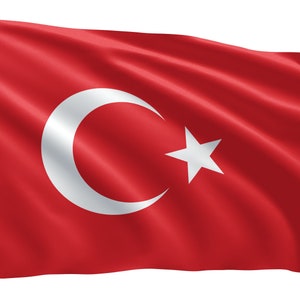Turkey Flag: Patriotic Design, Indoor/outdoor Use, 3x5 Ft - Etsy