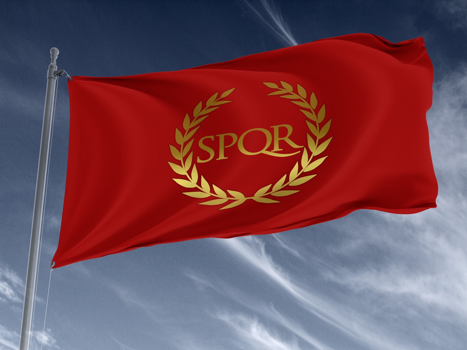 Roman Empire Flag: SPQR Design, Indoor/outdoor, 3x5 Ft - Etsy
