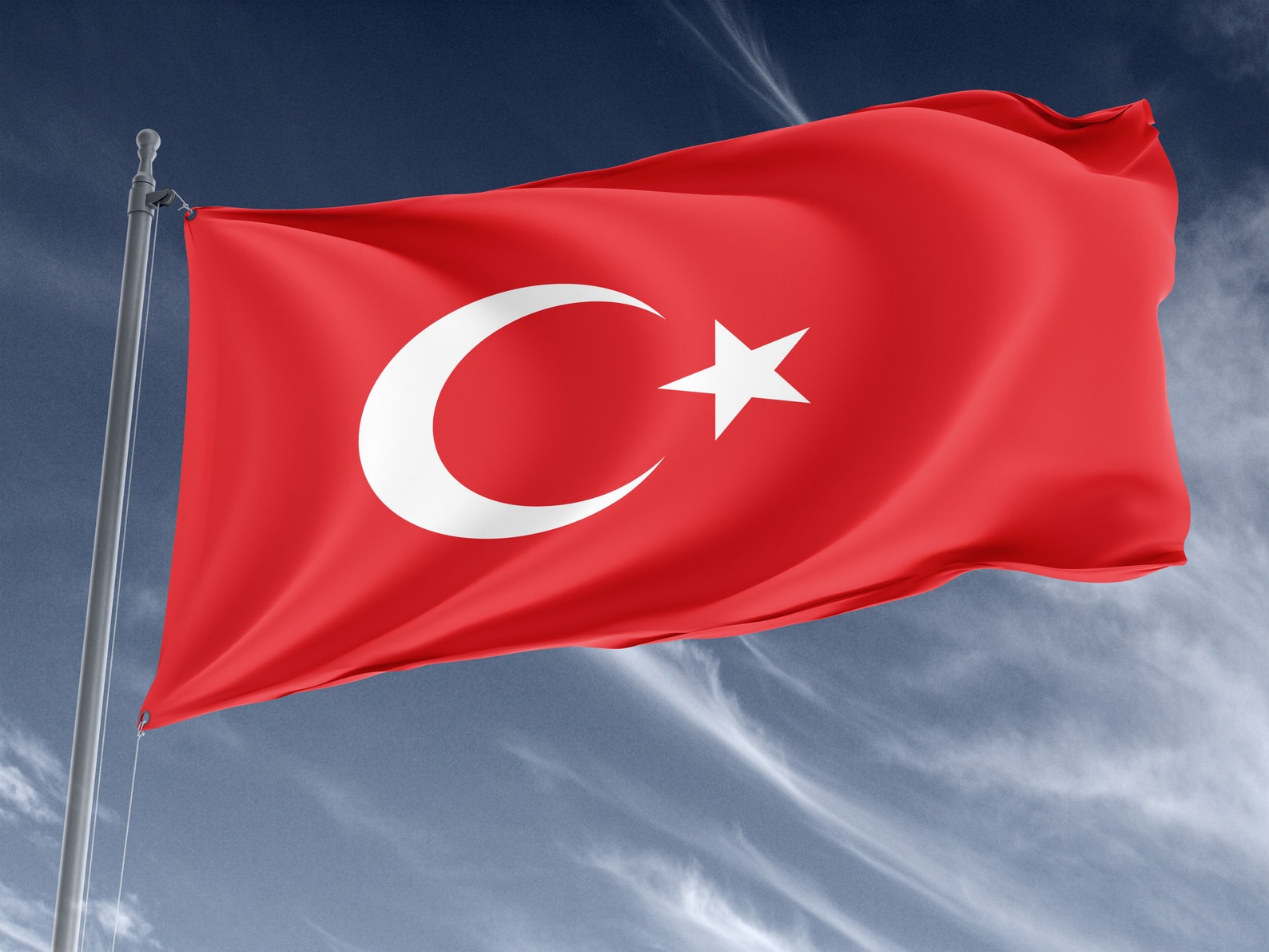 Turkey Flag: Patriotic Design, Indoor/outdoor Use, 3x5 Ft - Etsy