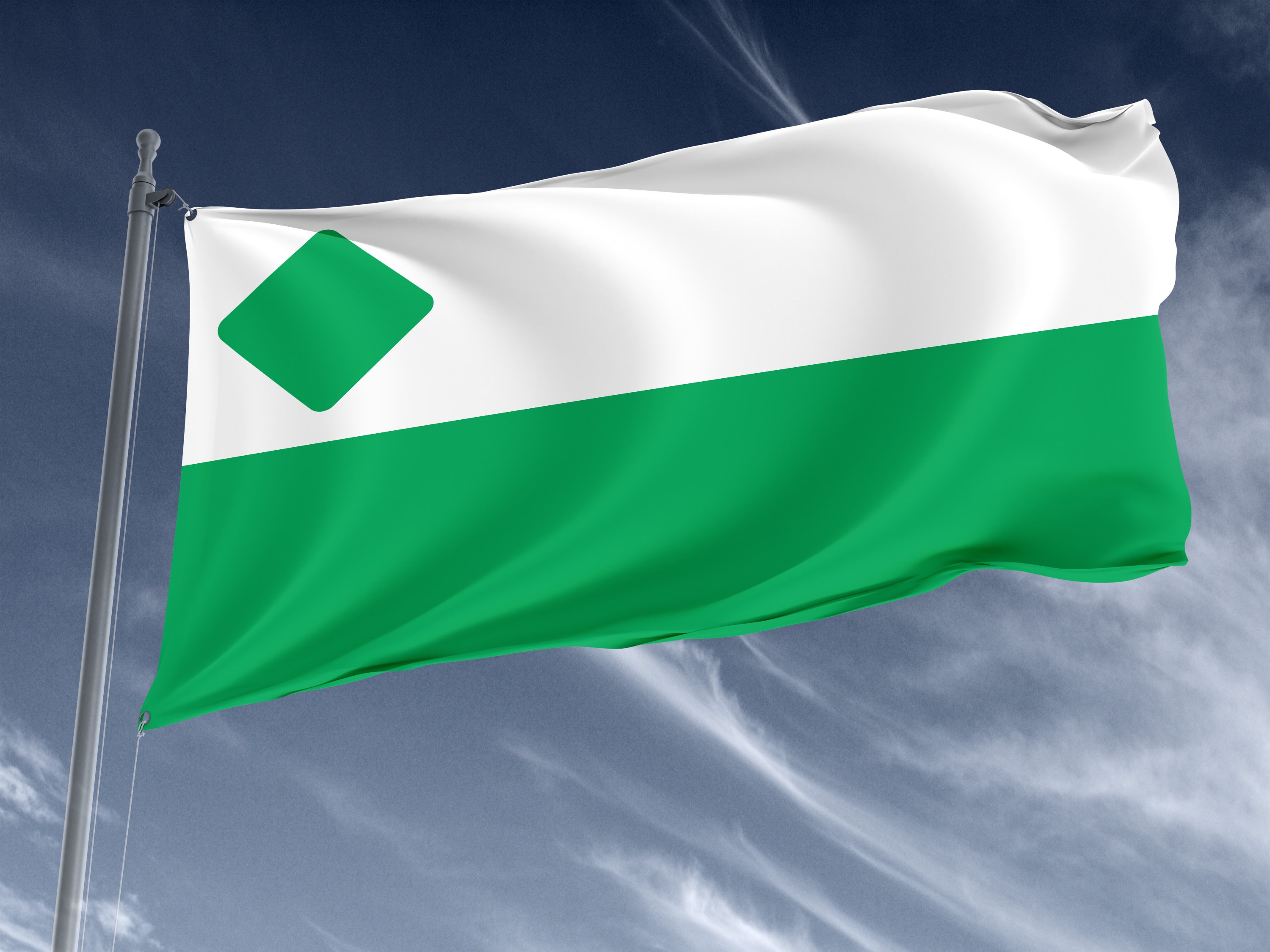 Green Party of the United States Flag for Indoor & Outdoor Use, Made in ...