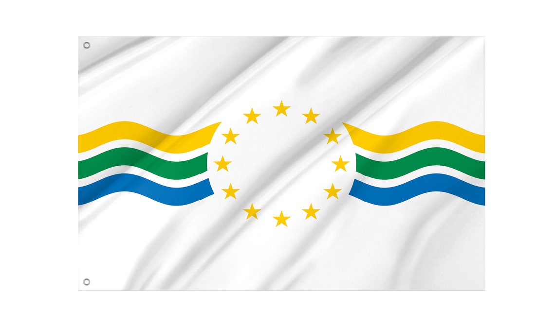 Flag of Los Ríos Region, Chile, Unique Design Print, Flags for Indoor ...