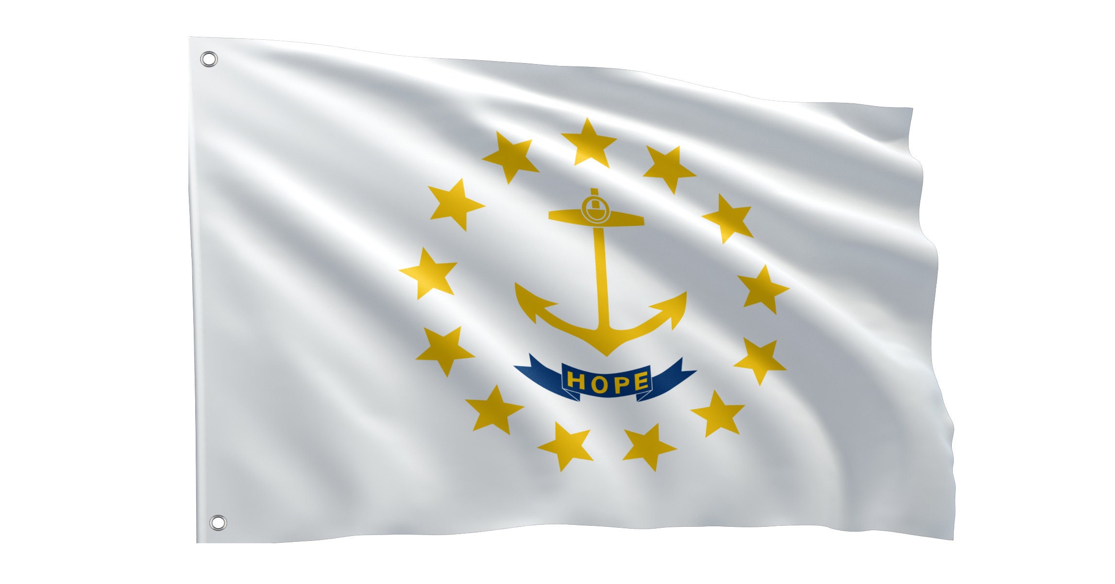 Rhode Island State Flag, Patriotic Flags, Unique Design Print, USA ...