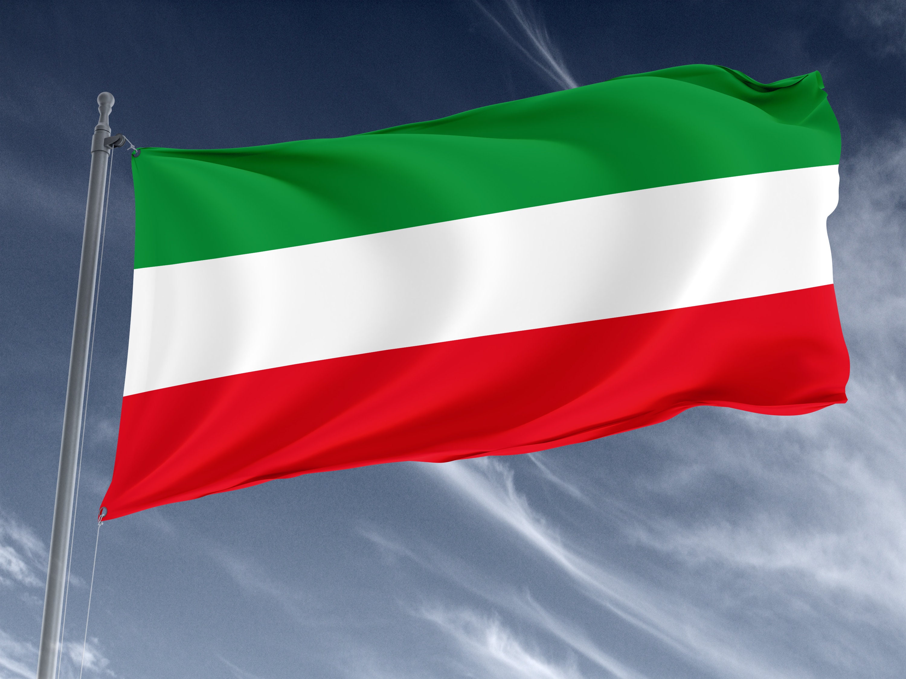 North Rhine-westphalia Flag With Brass Grommets, Unique Design Print ...