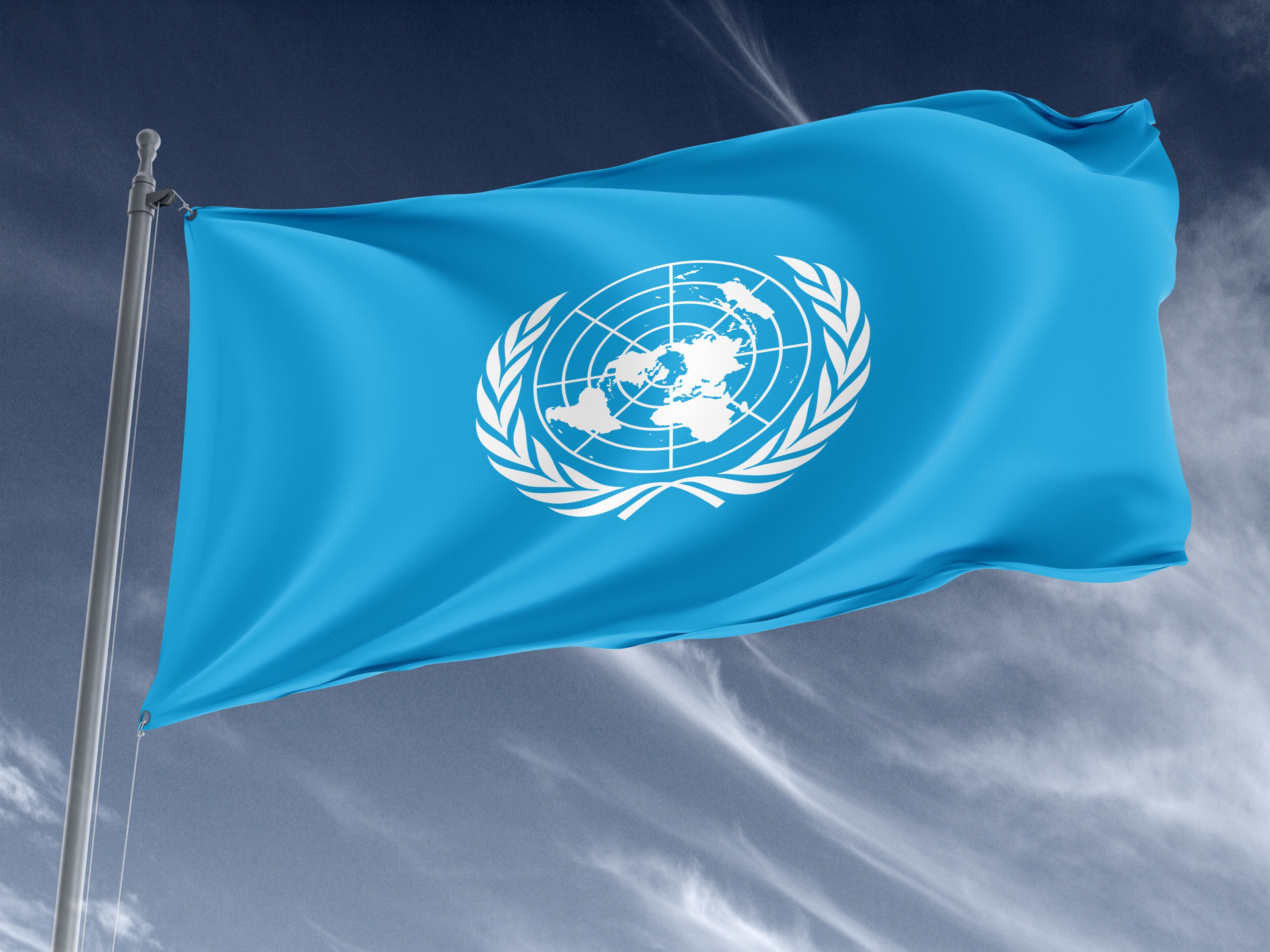 Flag of United Nations, Patriotic Flags, Unique Design Print, Flags for ...