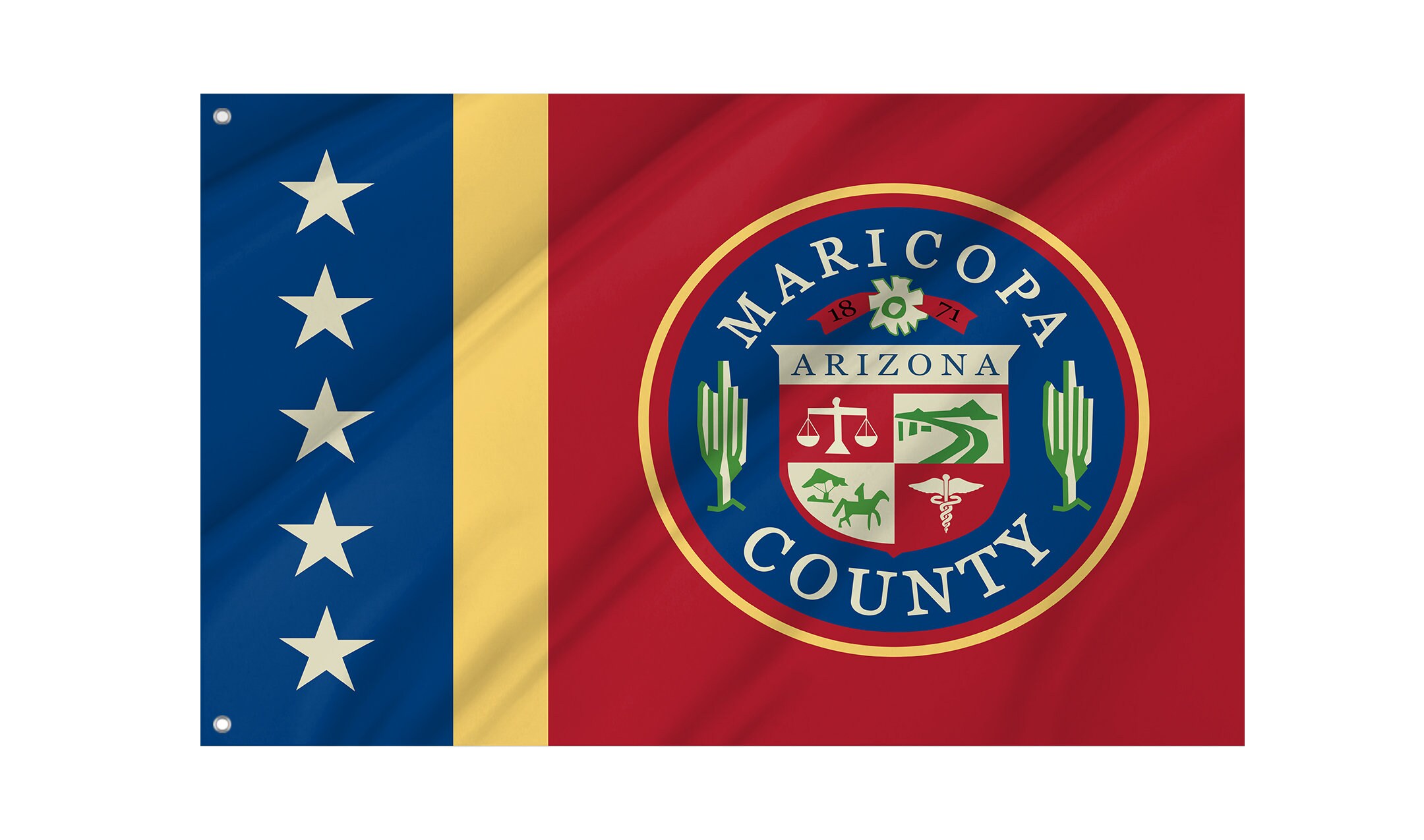 Maricopa County Arizona Flag: Unique Design, Bright Colors (3x5 Ft) - Etsy