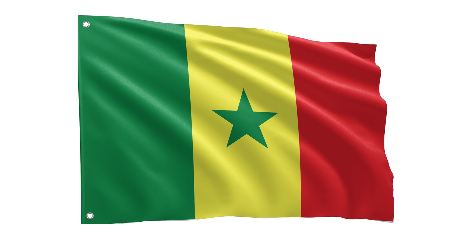 Flag of Senegal, Patriotic Flags, Unique Design Print, Flags for Indoor ...