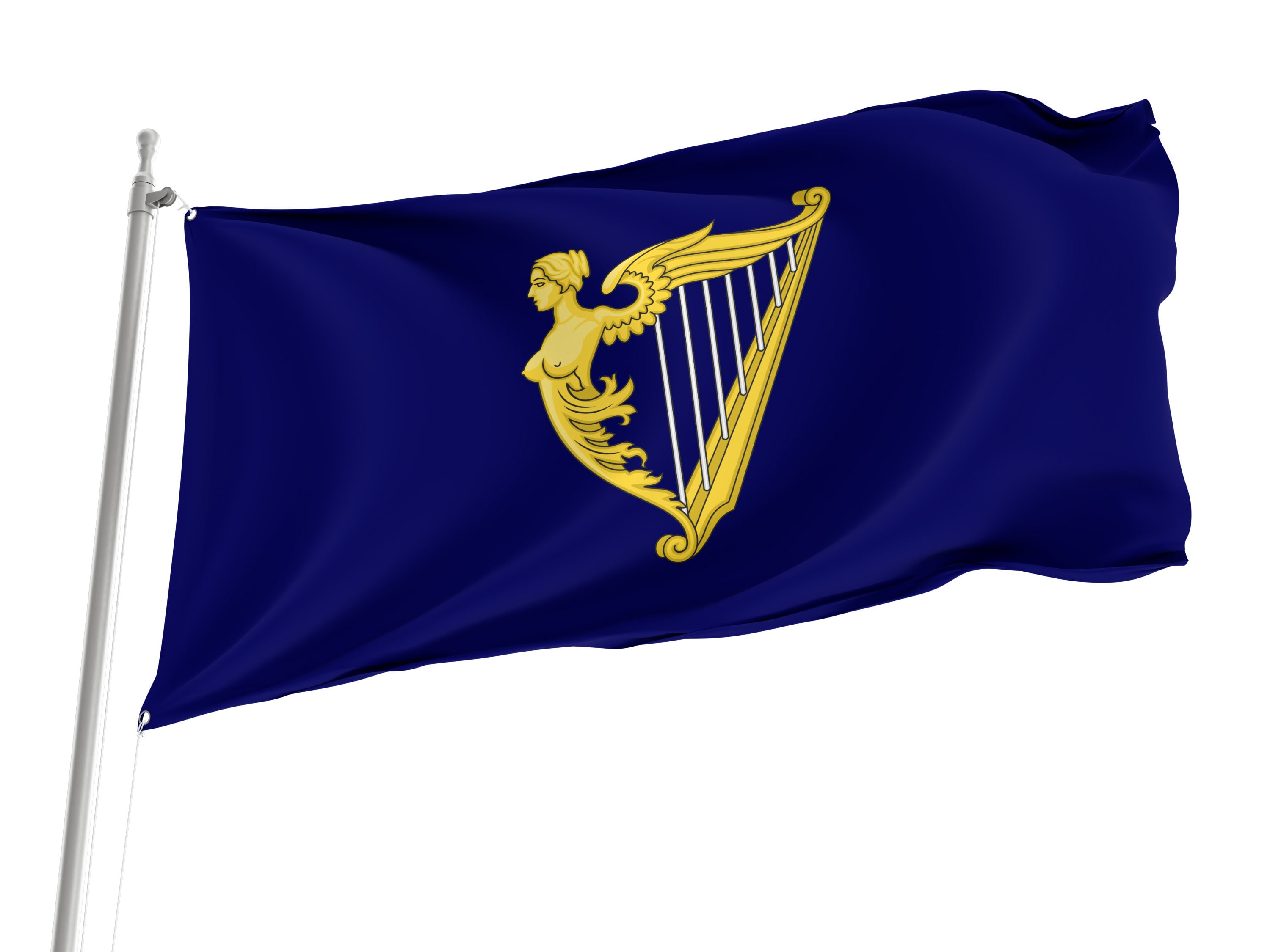 Royal Standard of Ireland (1542–1801) Flag, Unique Design Print, Double ...