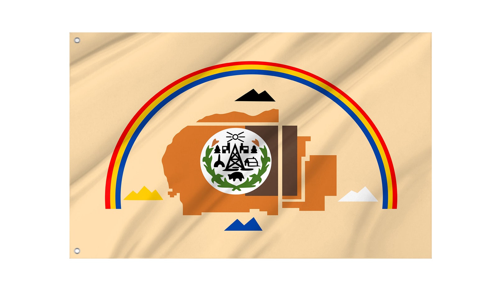 Flag Navajo Nation, Unique Design Print, Double Sided Large Flag, Size ...
