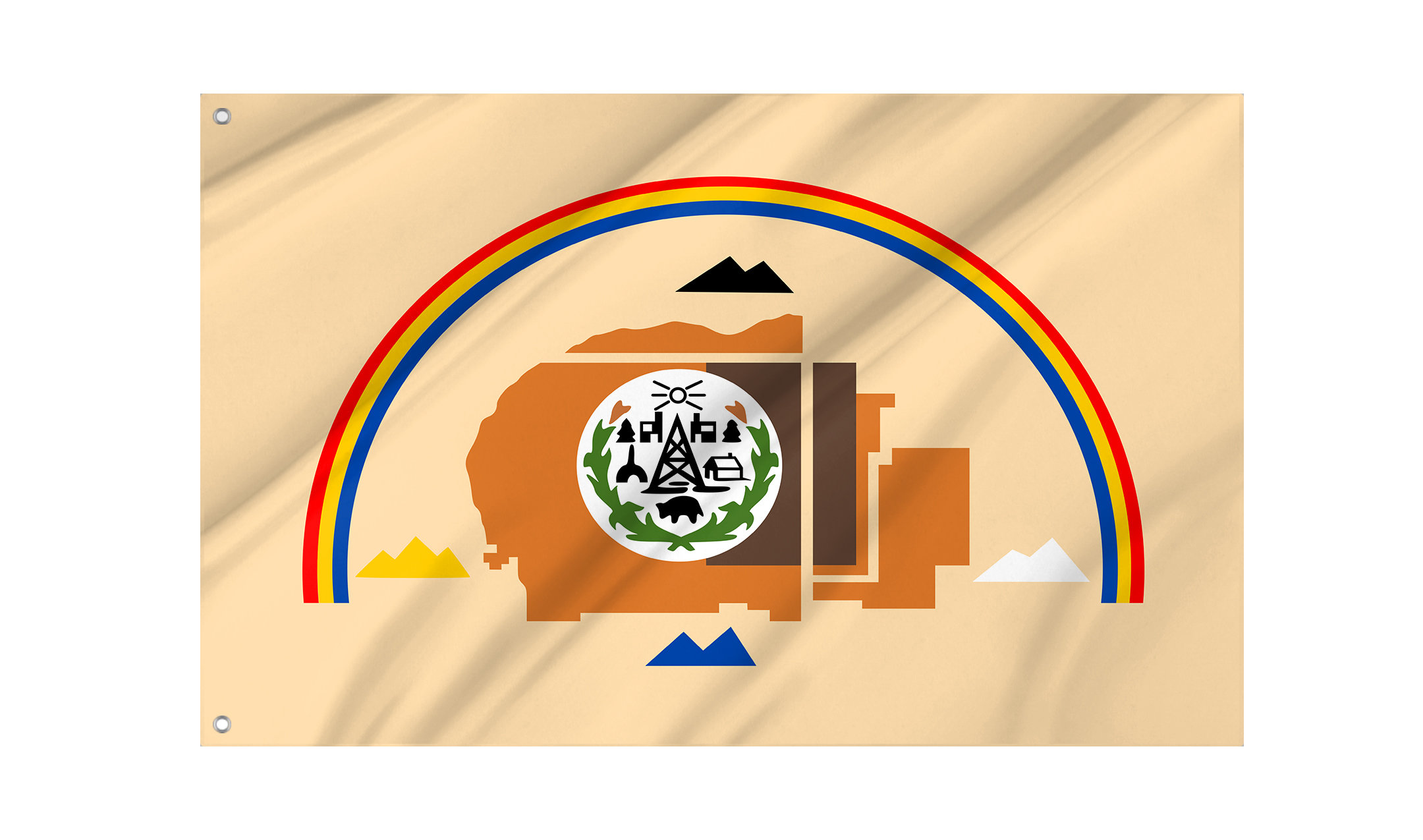 Flag Navajo Nation, Unique Design Print, Double Sided Large Flag, Size ...