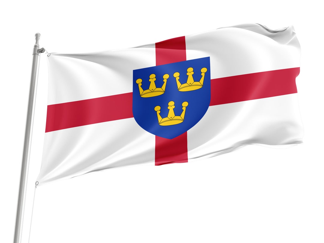 Flag of East Anglia, Unique Design Print, Flags for Indoor & Outdoor ...
