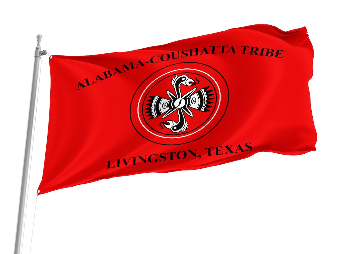 Alabama-coushatta Tribe of Texas Flag, Unique Design Print, Double ...