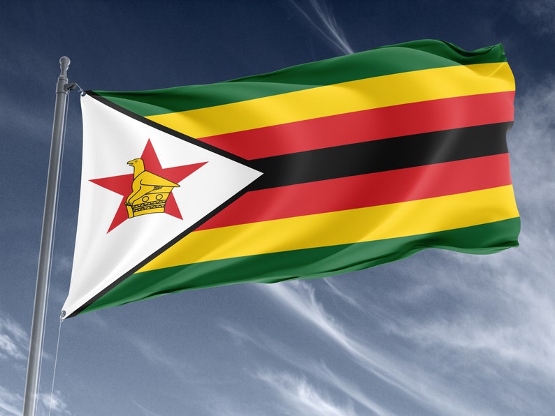 Zimbabwe Flag: Patriotic Indoor/outdoor Decor (3x5 Ft) - Etsy