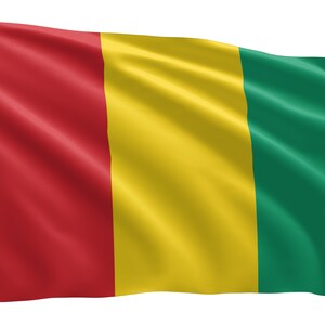 Guinea Flag: Patriotic Indoor/outdoor Decor (3x5 Ft) - Etsy
