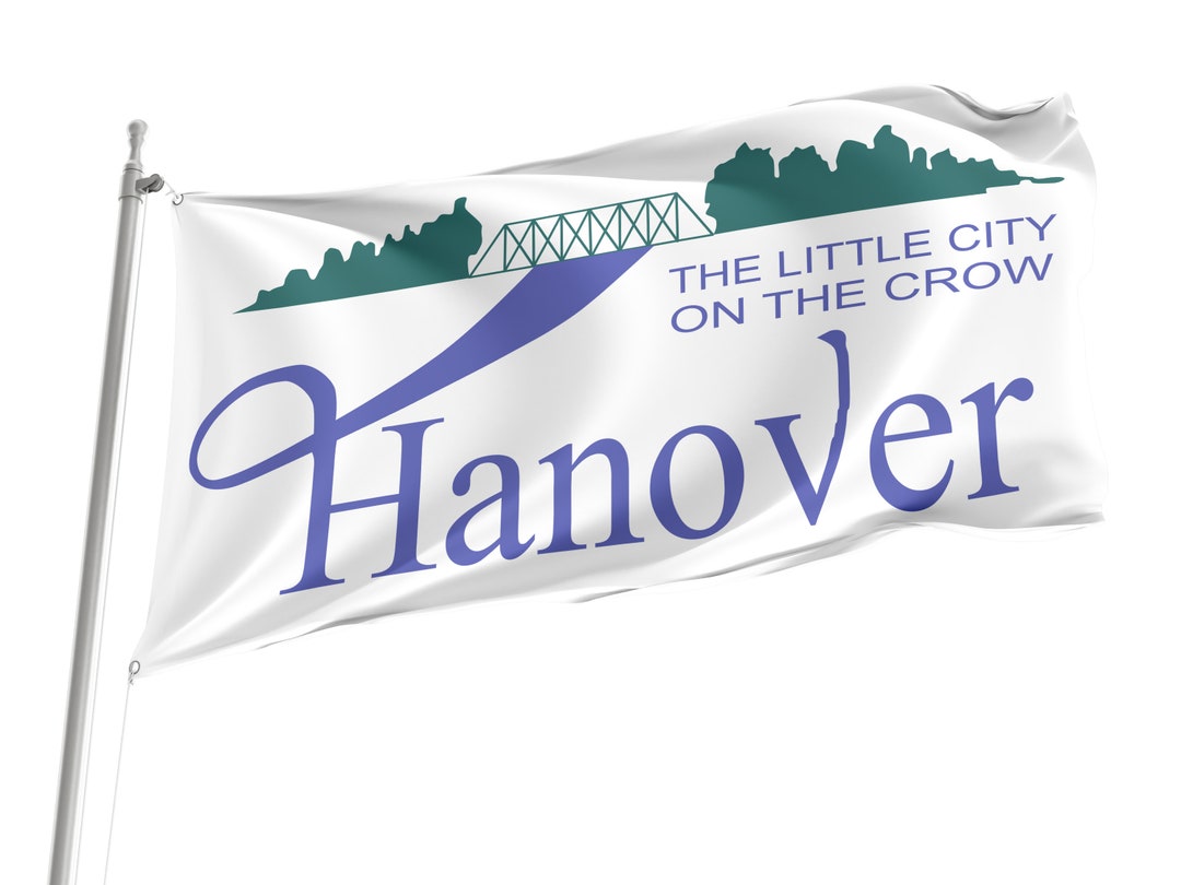 Hanover, Minnesota Flag, Unique Design Print, Double Seams, Bright ...