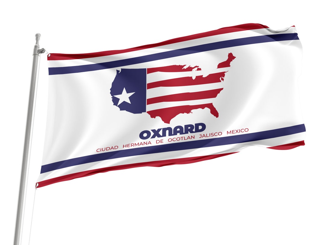 Oxnard California Flag: Unique Design, Bright Colors (3x5 Ft) - Etsy
