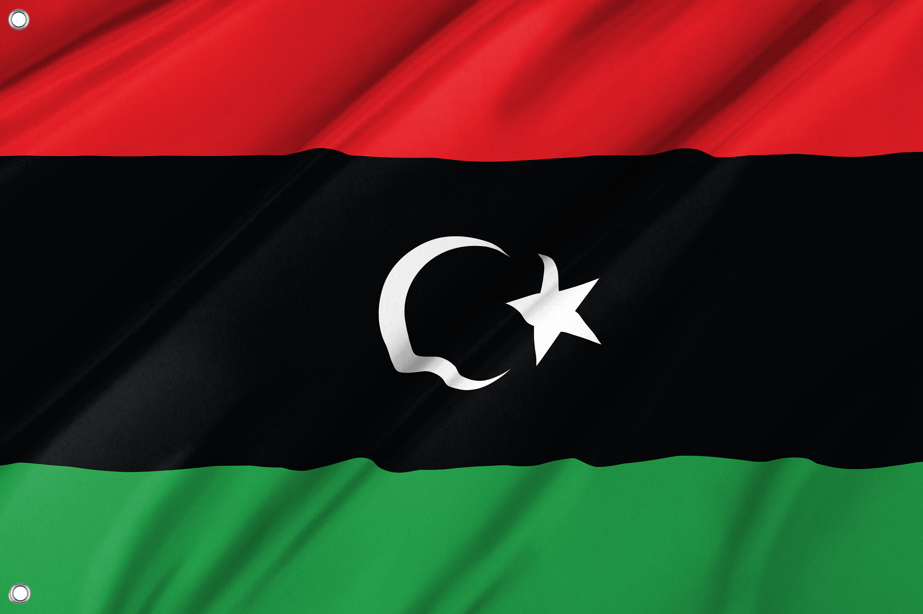 Flag of Libya, Patriotic Flags, Unique Design Print, Flags for Indoor ...