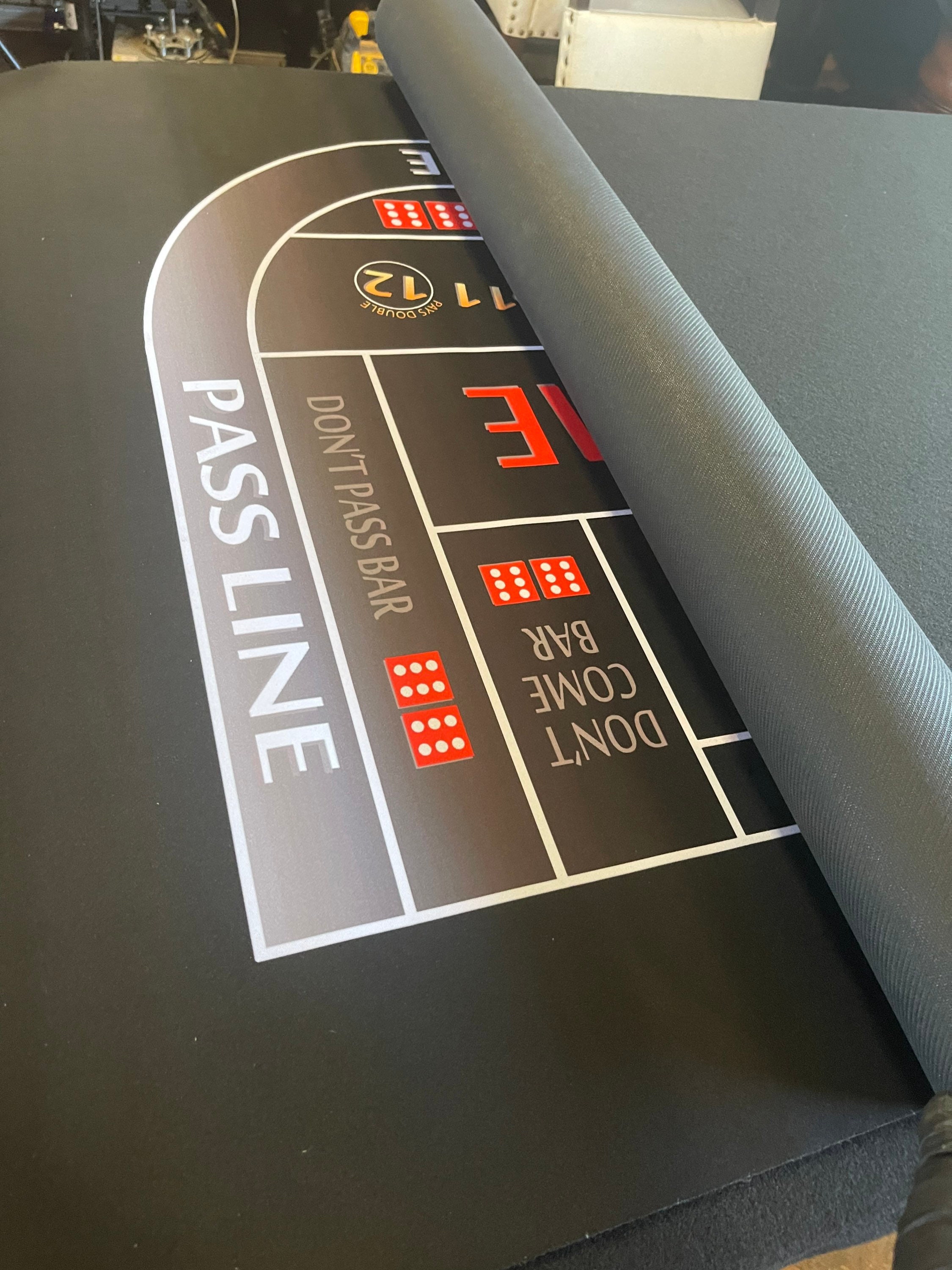 Bigger Craps Mat for Home Party 70"x 35" - Etsy