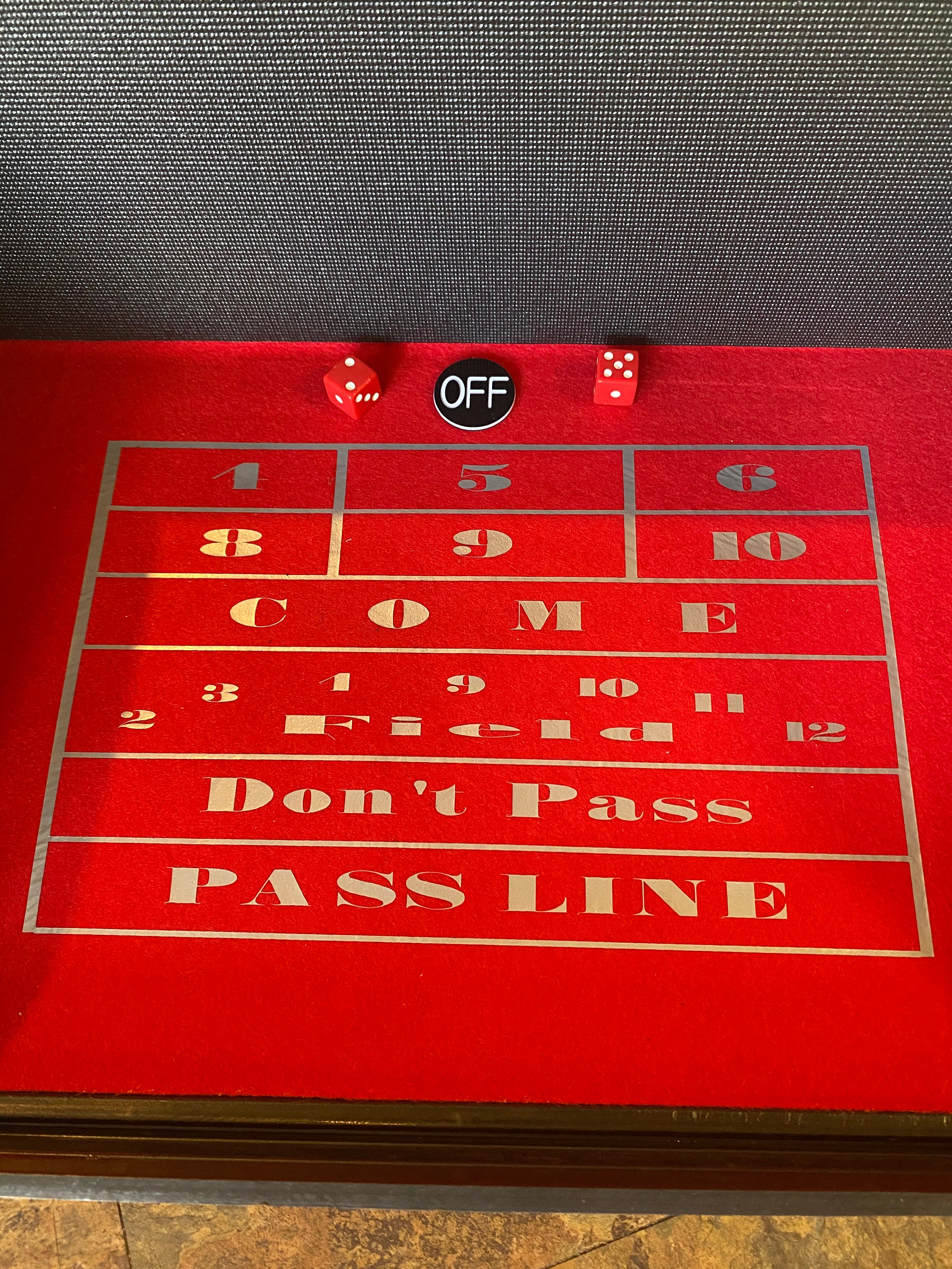 Baby Craps Table With Removable Walls - Etsy