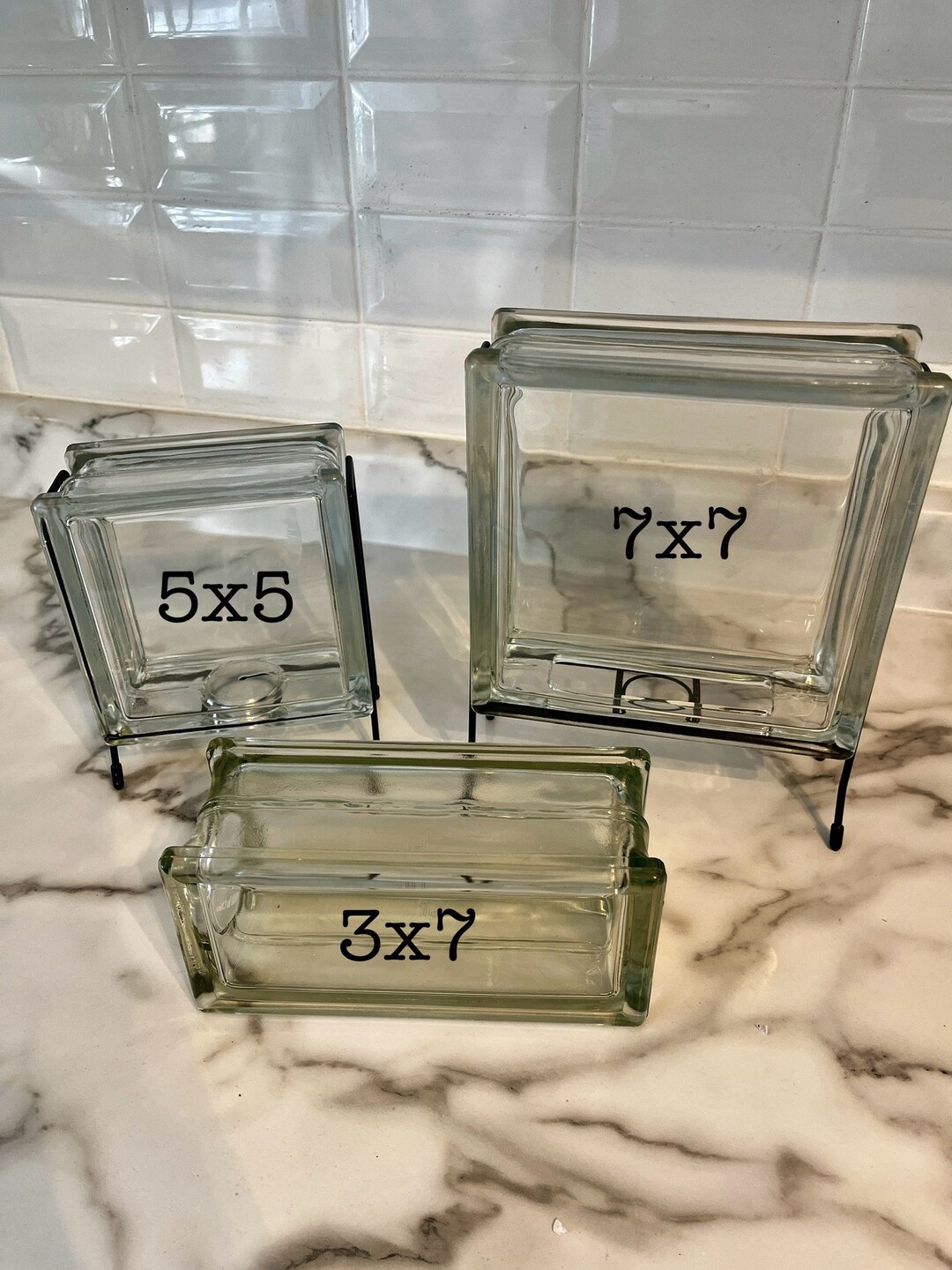 Custom Laser Etched Glass Block - Gift for Home - Personalizable Glass ...