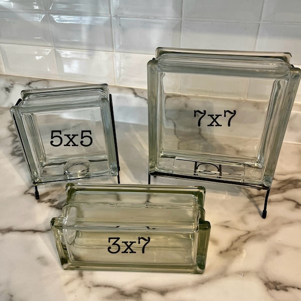 Etched Custom Glass Block - Etsy