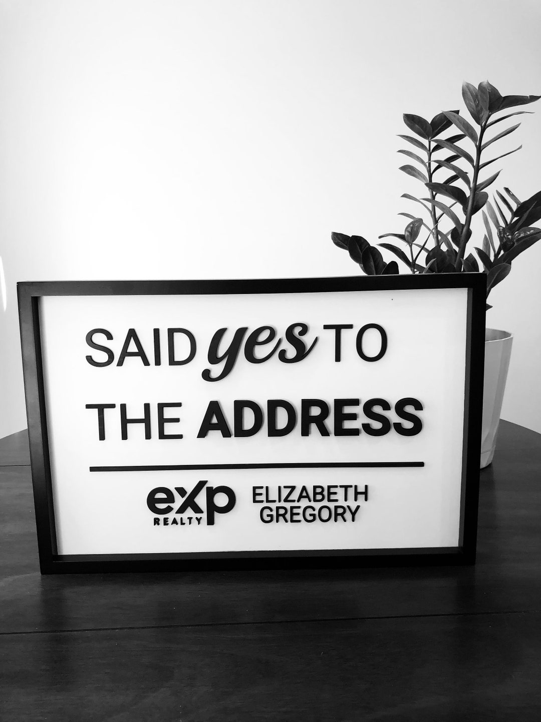 House Sold Sign - Yes to the Address Real Estate Sign - Realtor Photo ...