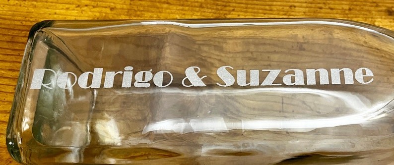 Custom Laser Etched Glass Block - Gift for Home - Personalizable Glass ...