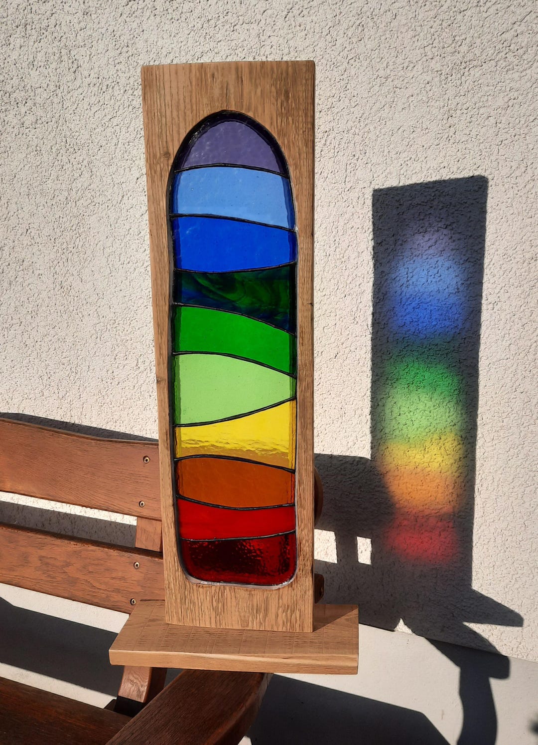 Altholz Und Glas Stele - Etsy