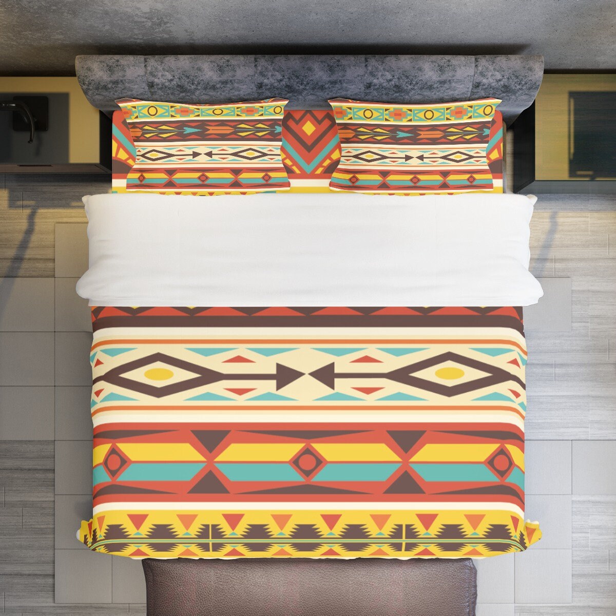 Native American Bedding, Tribal Bedding Set, Boho Bedding With Native ...