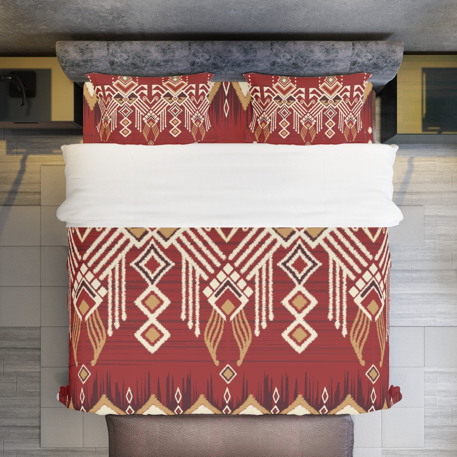 Native American Bedding, Tribal Bedding Set, Boho Bedding With Native ...