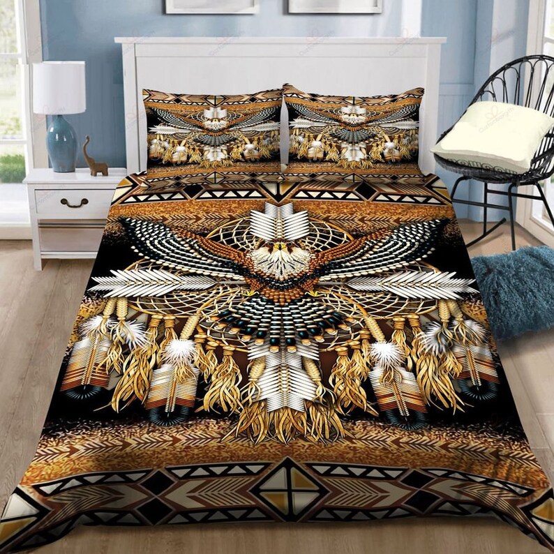 Native American Bedding Set Native Art 3D Printed Bedding - Etsy