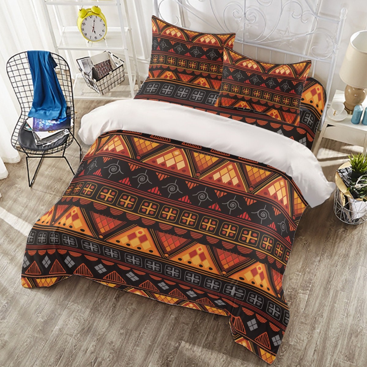 Native American Bedding, Tribal Bedding Set, Boho Bedding With Native ...