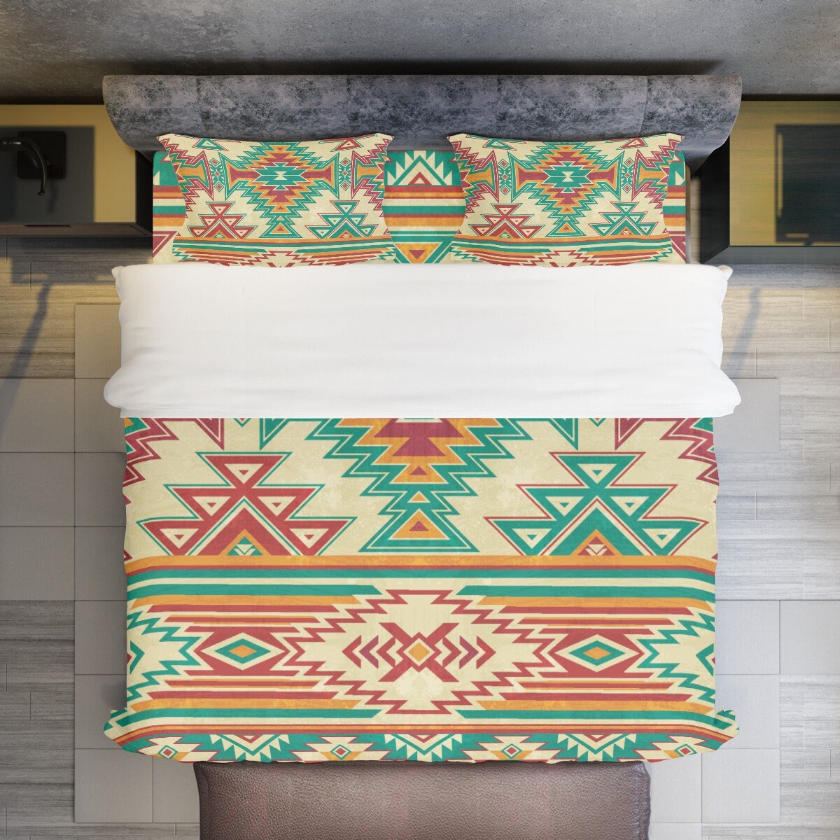 Native American Bedding Set, Native Art 3D Printed Bedding Cover ...