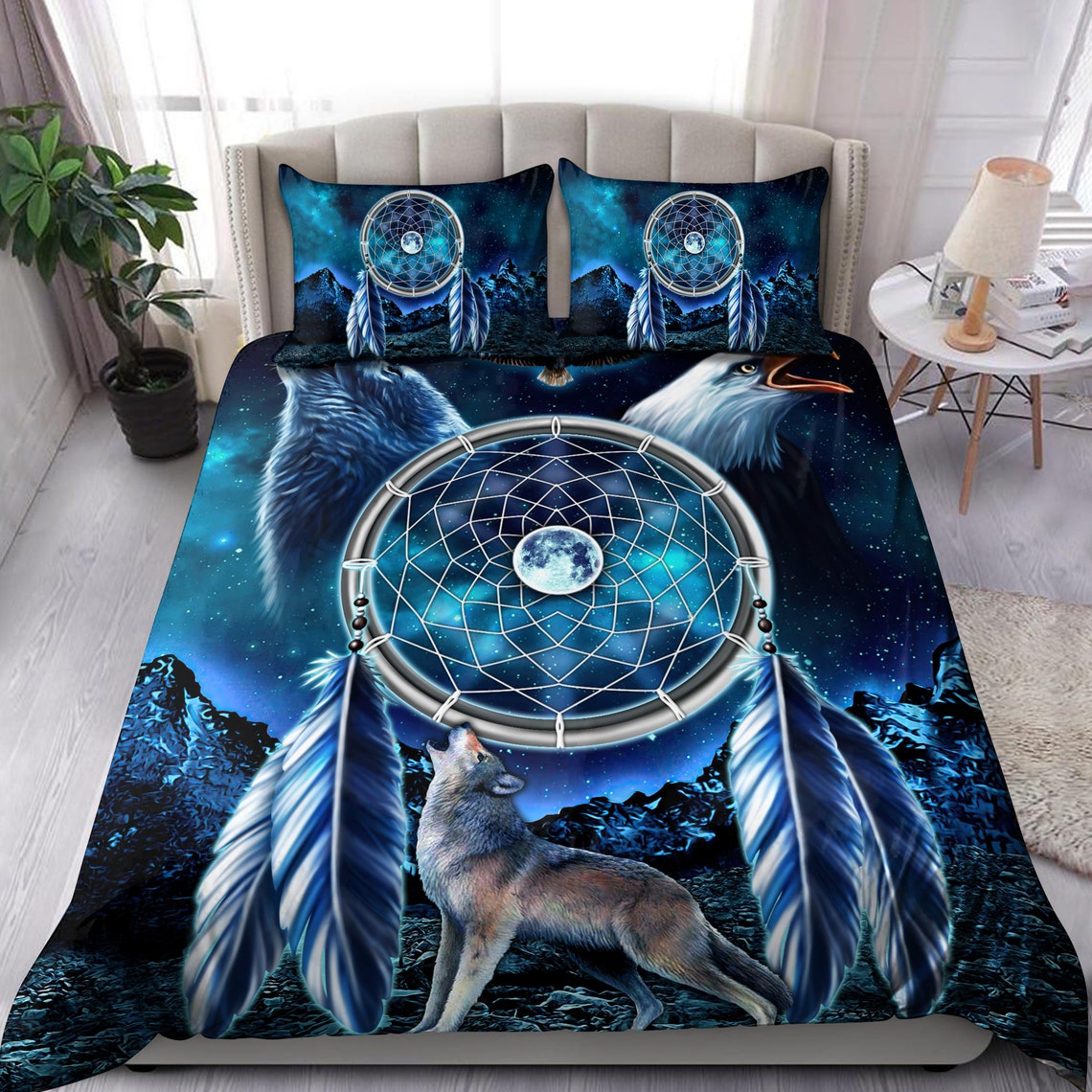 Native American Bedding Set Native Art 3D Printed Bedding - Etsy