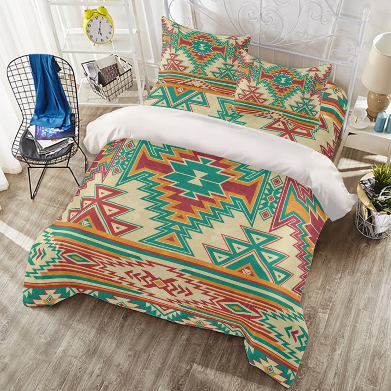 Native American Bedding Set, Native Art 3D Printed Bedding Cover ...