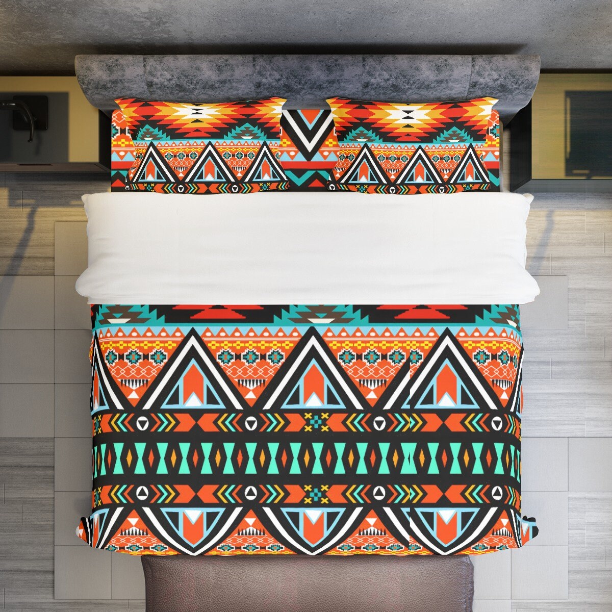 Native American Bedding, Tribal Bedding Set, Boho Bedding With Native ...