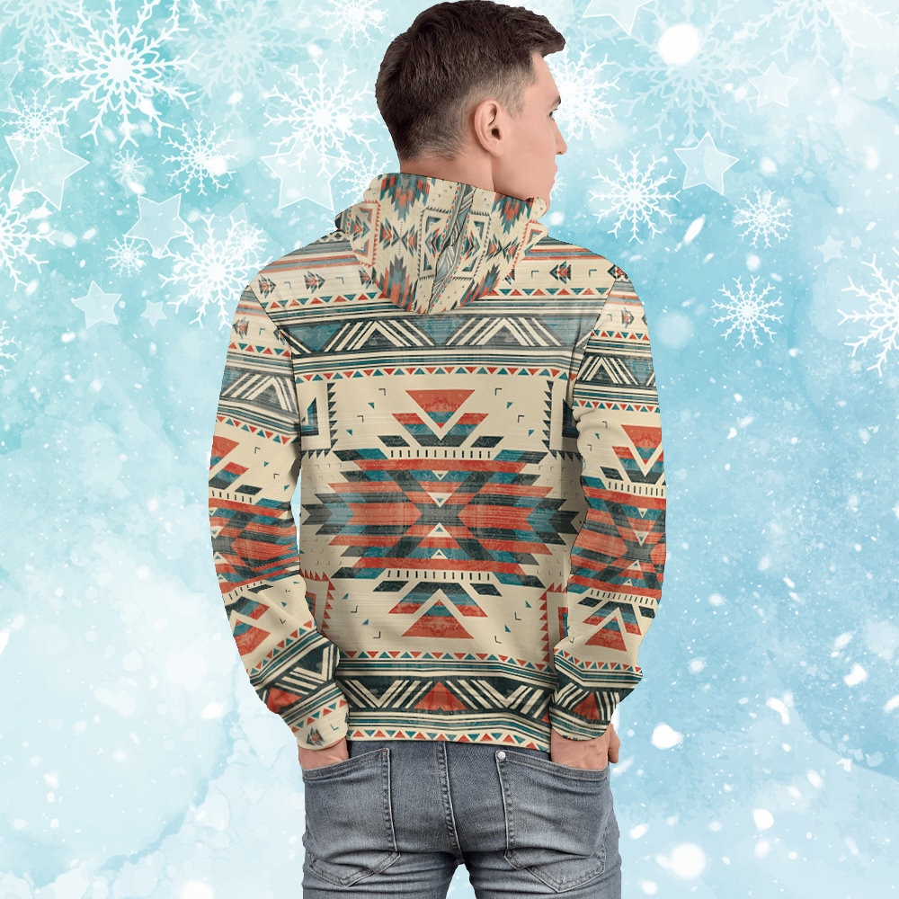 Personalized Native American Indian Unisex Hoodie Tribal Aztec Pattern ...