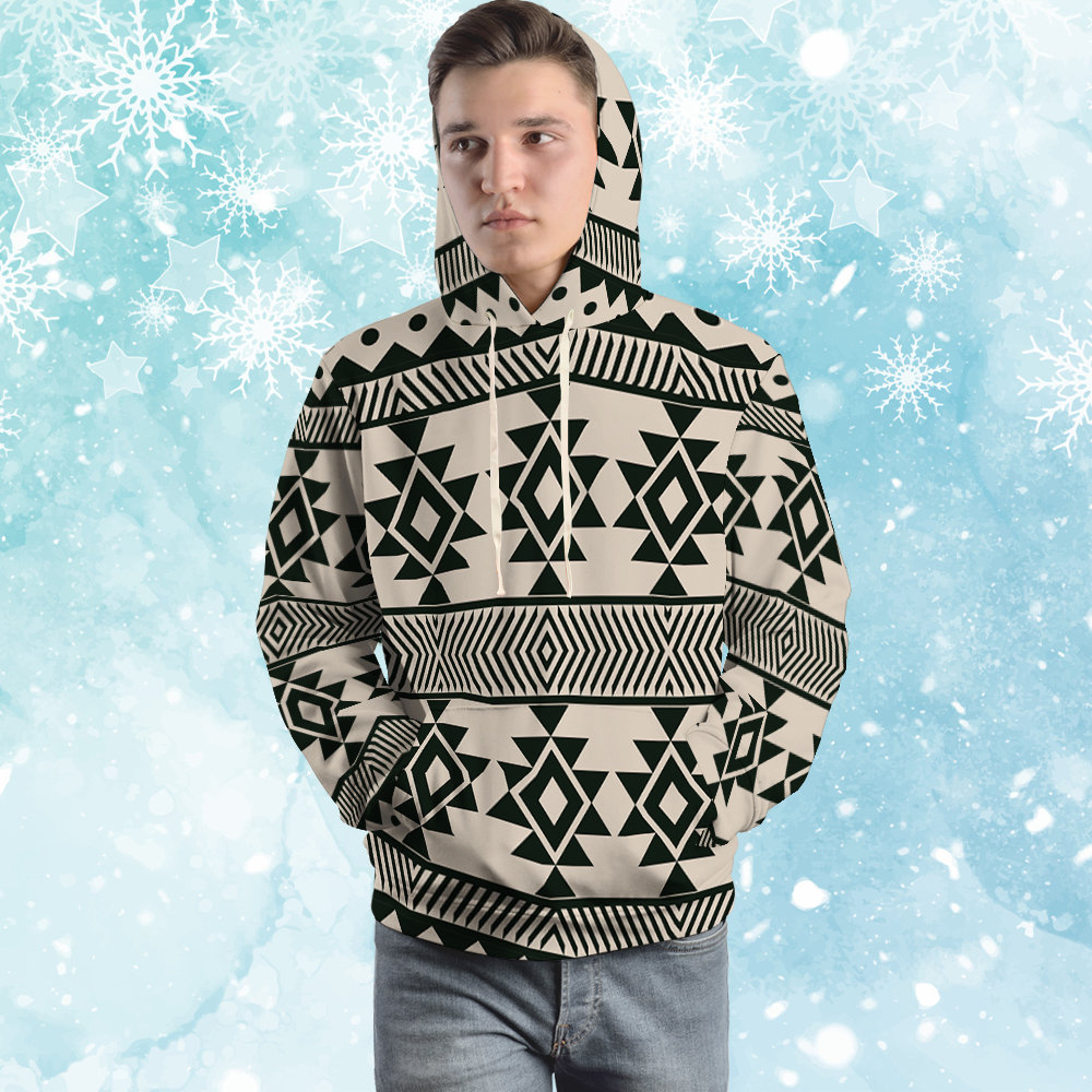 Personalized Native American Indian Unisex Hoodie Tribal Aztec Pattern ...
