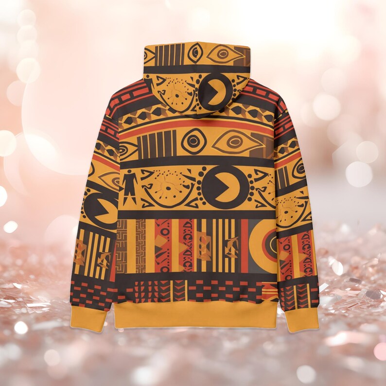 African Tribal Hoodie: Unisex 3d-printed Fleece Sweatshirt - Etsy