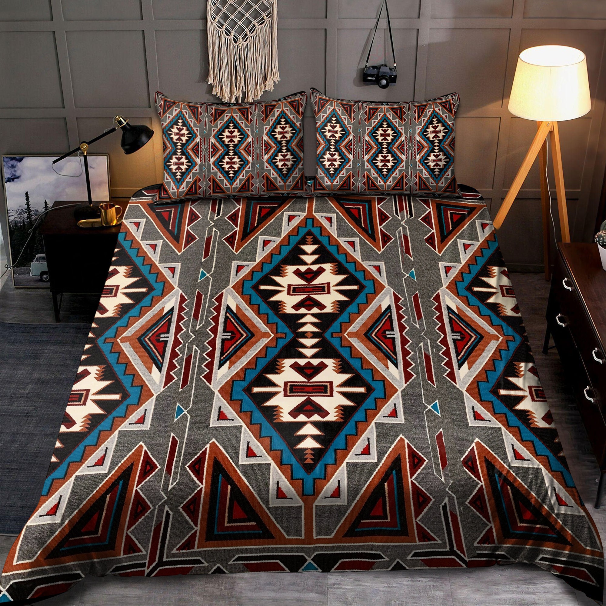 Natives Traditional Bedding Set, Indigenous-themed Bedding Set, African ...