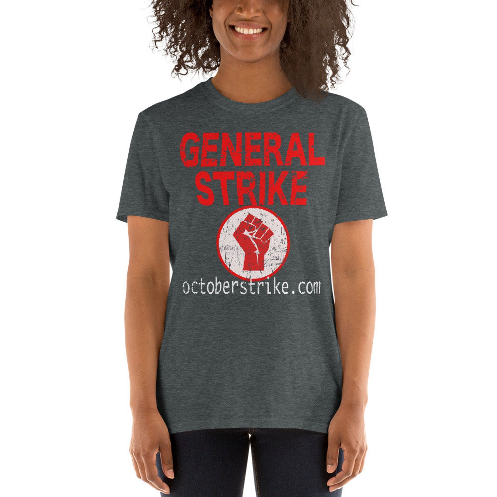 General Strike October 15 T-shirt. National Strike. We strike | Etsy