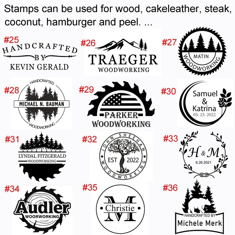 Custom Logo Branding Iron: Wood Burning Stamp for Woodworking - Etsy
