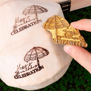 Custom Coconut Stamp for Wedding , Adjustable Temperature Electric ...