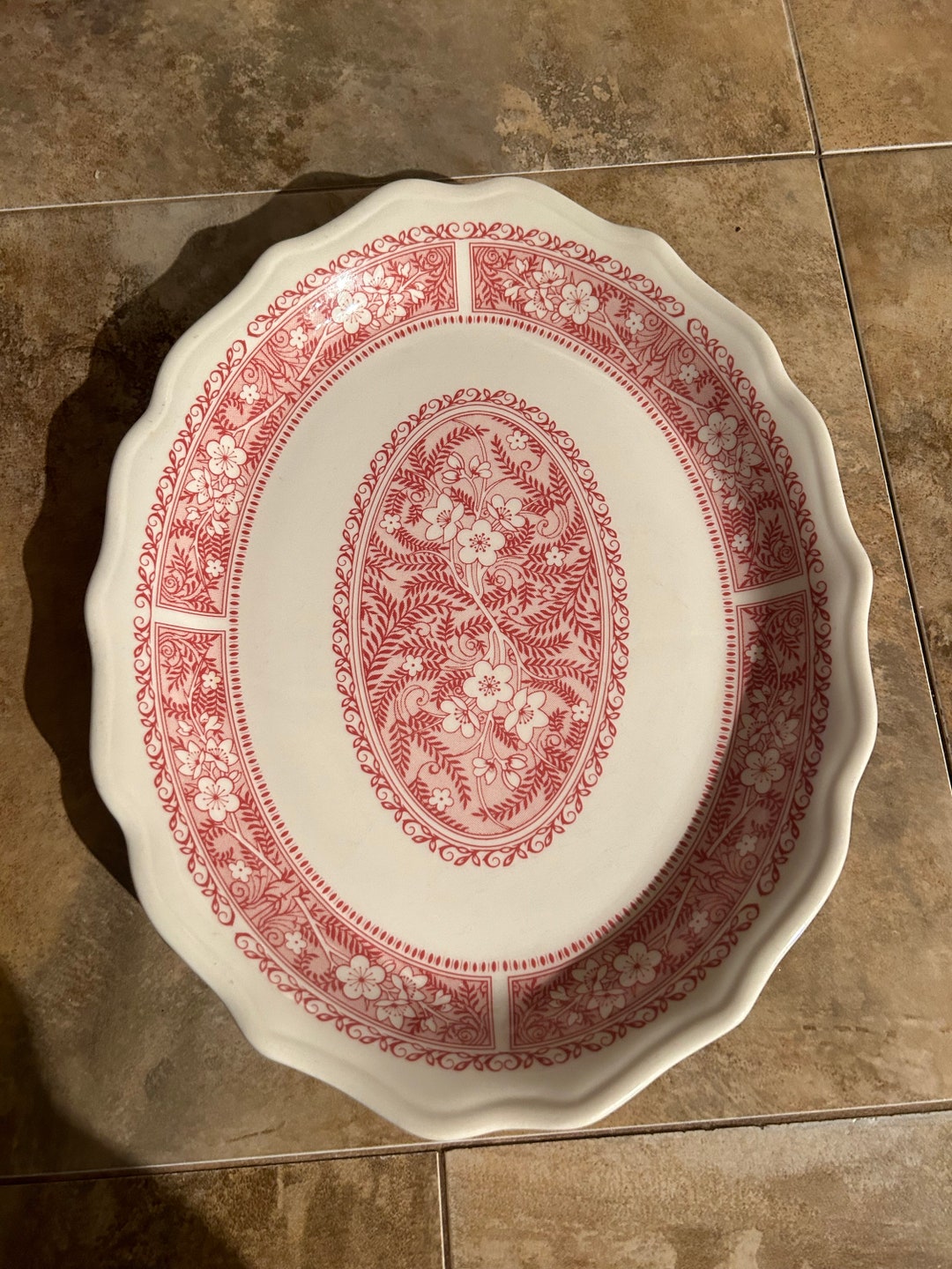 Syracuse China Restaurant Ware Platter Strawberry Hill - Etsy