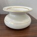 Hall White and Gold Spittoon - Etsy