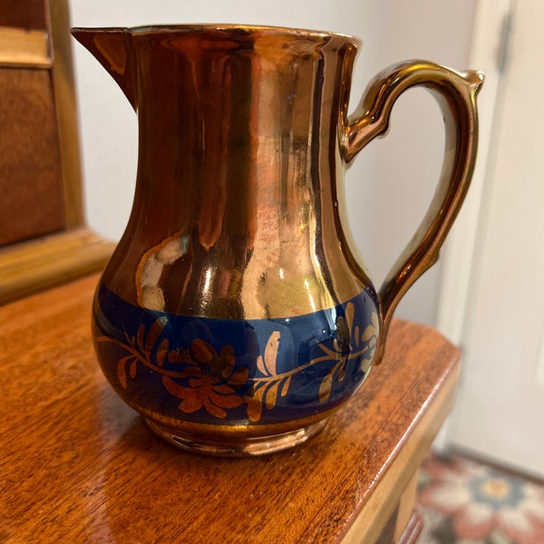 Lusterware Pitcher - Etsy