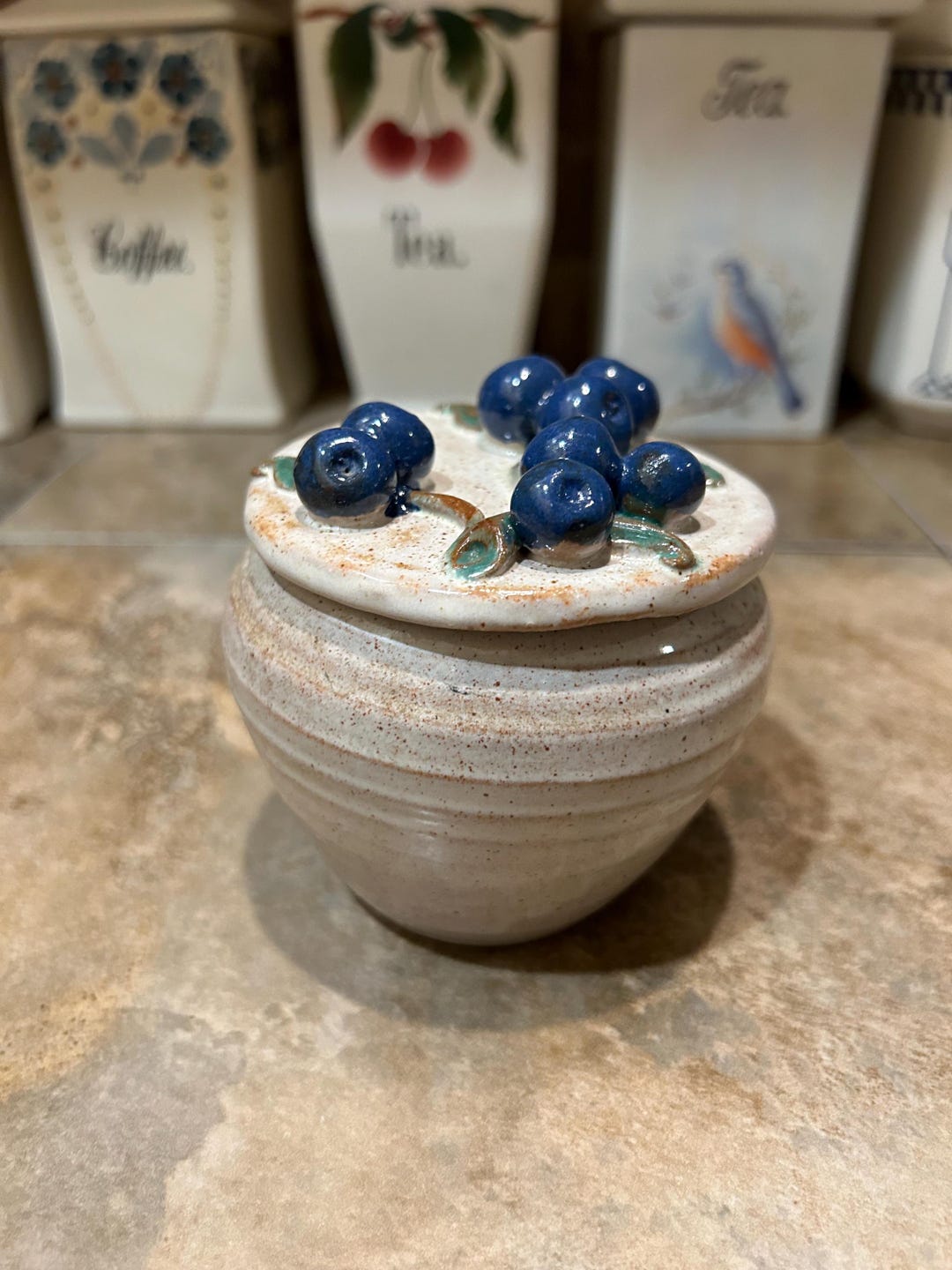 Vintage Rowantrees Pottery Jam Jar - Etsy
