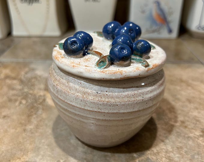 Vintage Rowantrees Pottery Jam Jar - Etsy