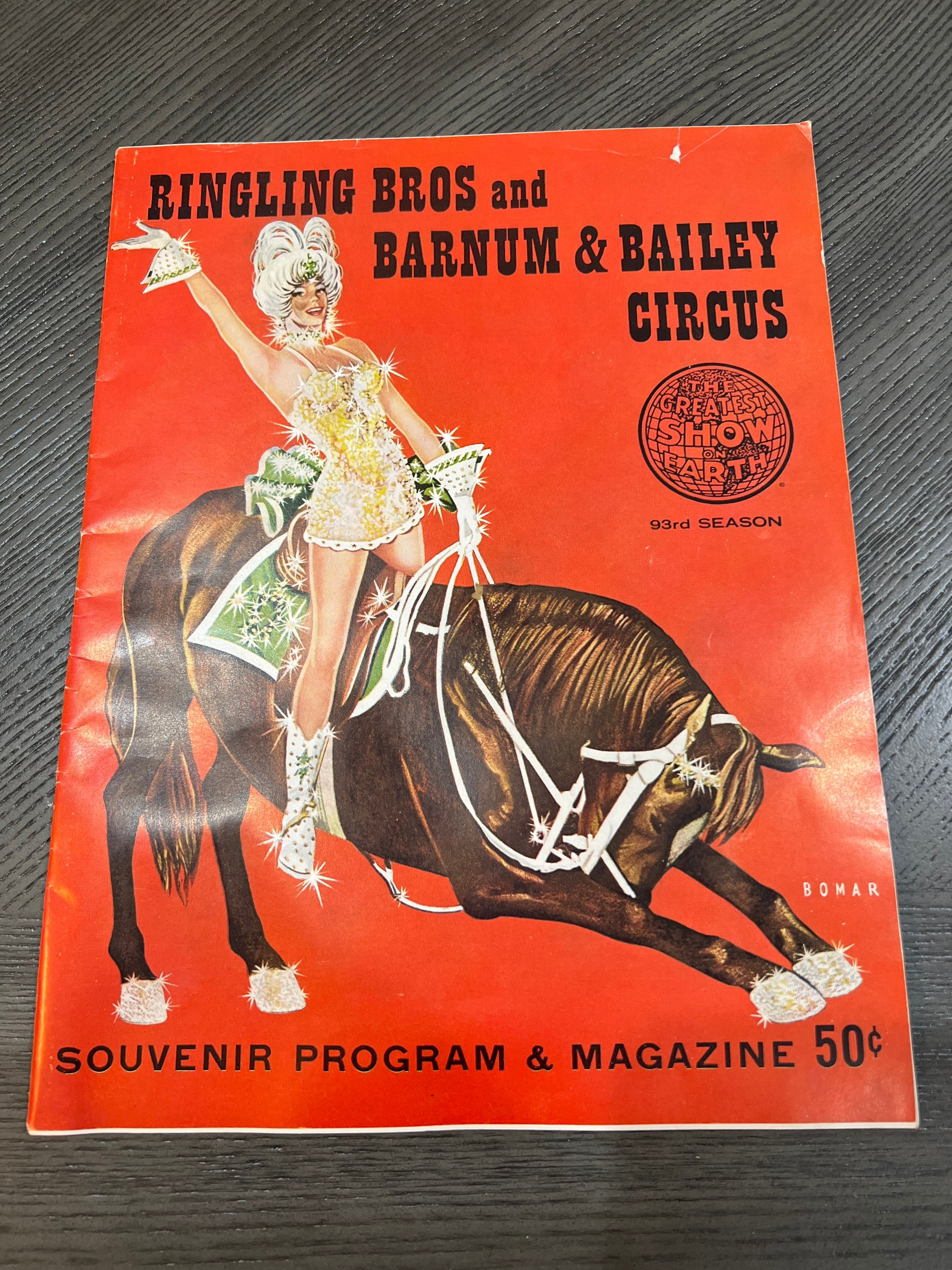 Ringling Bros and Barnum & Bailey Circus Souvenir Program - Etsy