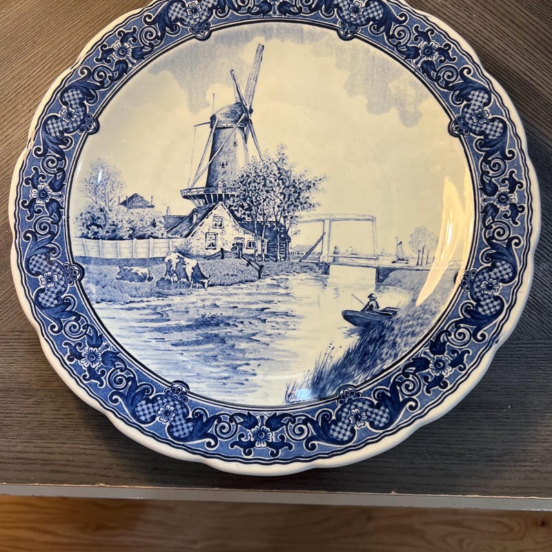 Sphinx Delft Plate - Etsy