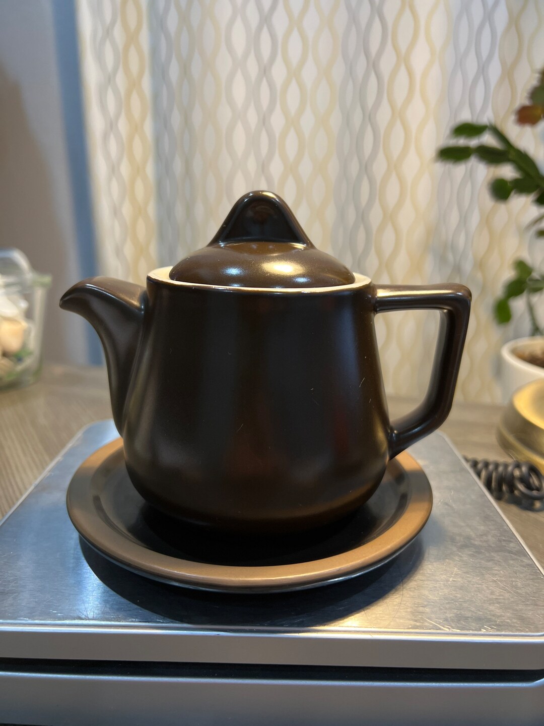 Rego Restaurant Ware Teapot and Plate - Etsy